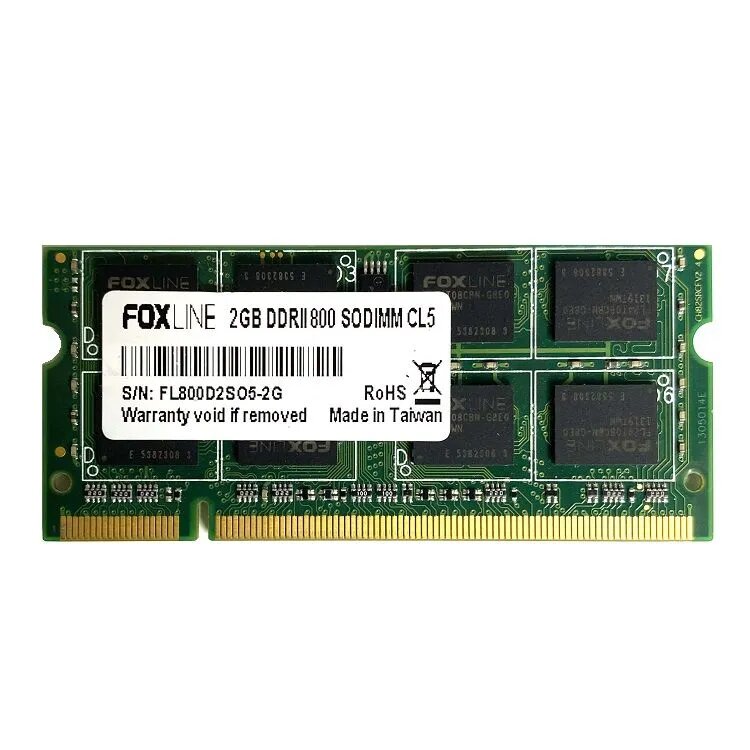 Модуль памяти FOXLINE FL800D2SO5-2G SO-DIMM DDR2 2048Mb 800Mhz