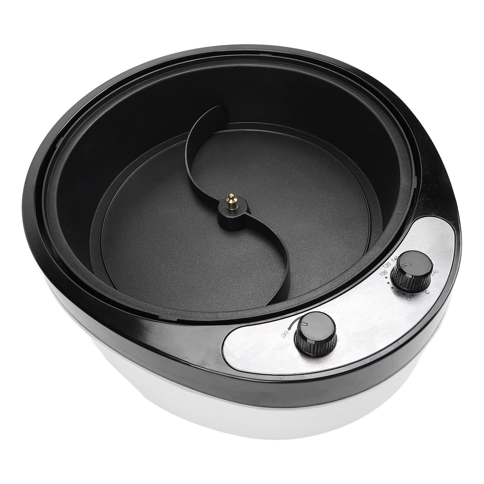 Кофемашина для обжарки кофе, большая емкость, регулировка 0‑240 ℃, эффективная обжарка, электрическая машина для обжарки кофейных зерен для кафе, домашнего использования, вилка GB 220‑240 В