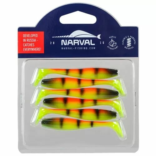 Силиконовая приманка Narval Choppy Tail 8cm #052 6шт.