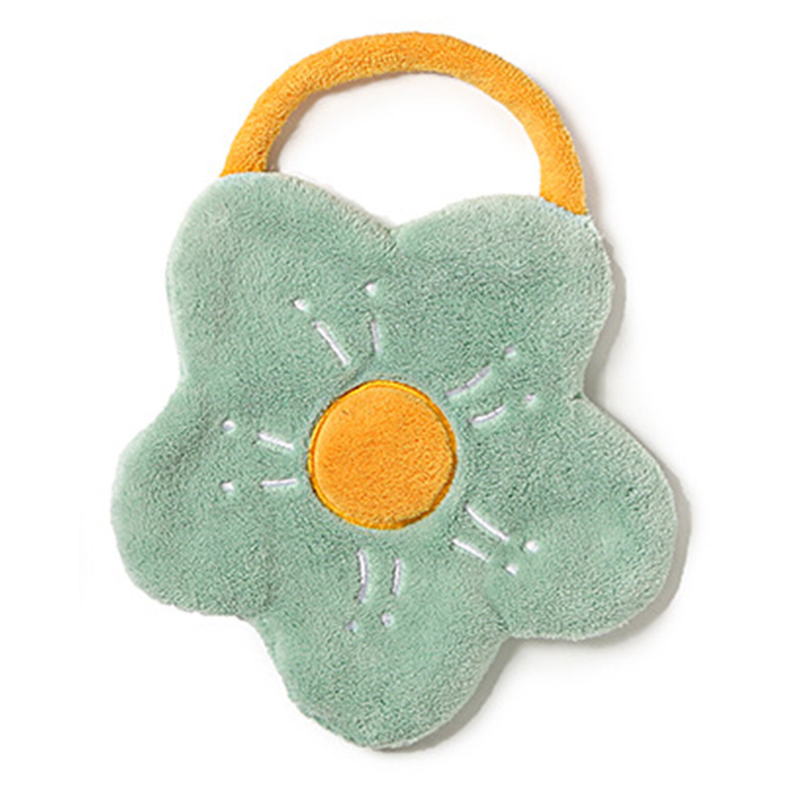 Полотенце двойной слой коралловый флисовый цветок форма сильная способность поглощения