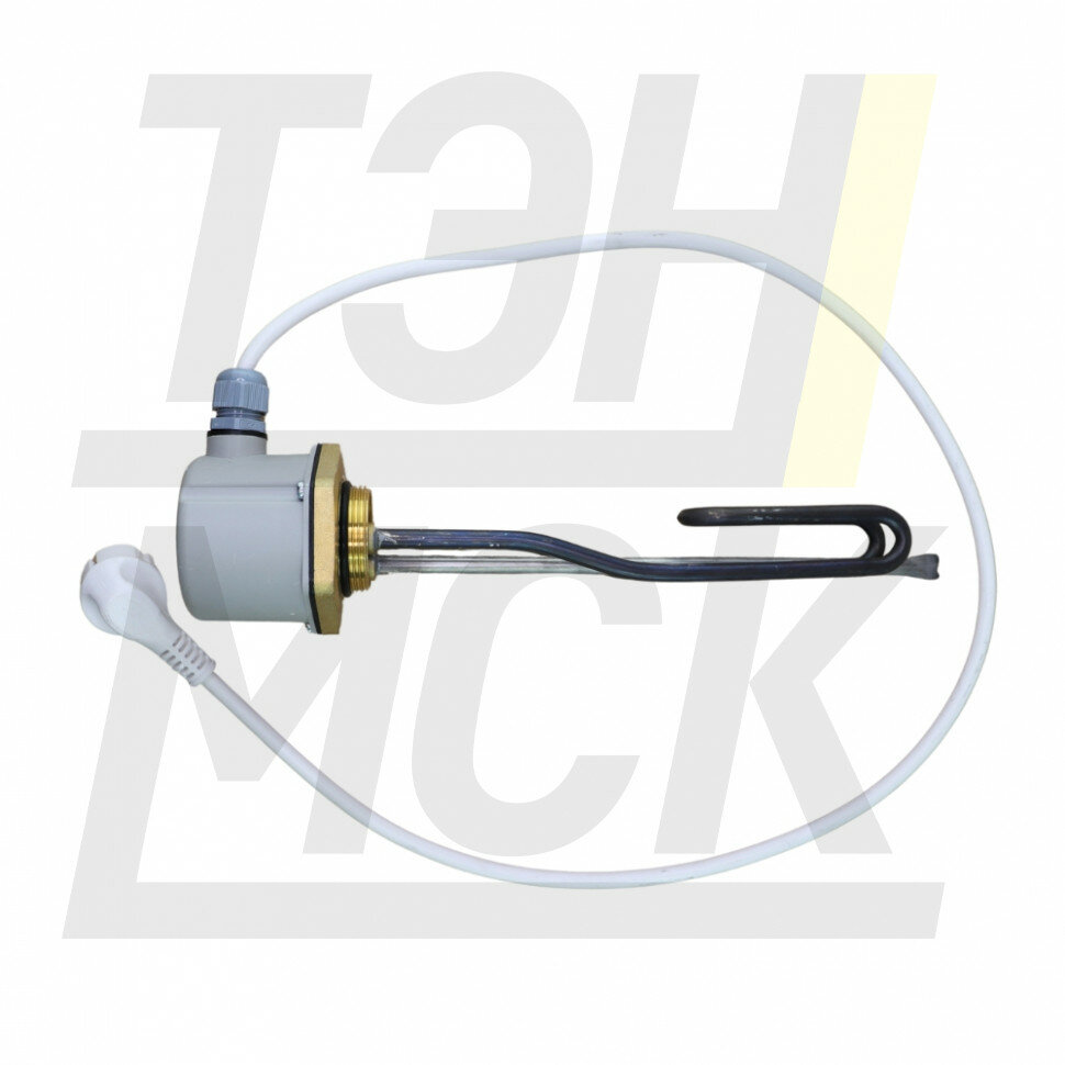 Комплект ТЭН 1,5кВт (1500Вт) RCT резьбовой G1 1/2"+ термостат, индикаторная лампа, крышка, сетевой шнур, 3401960
