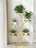 Подставка для цветов "Real Ikea", металл, золотистая, 50x103см