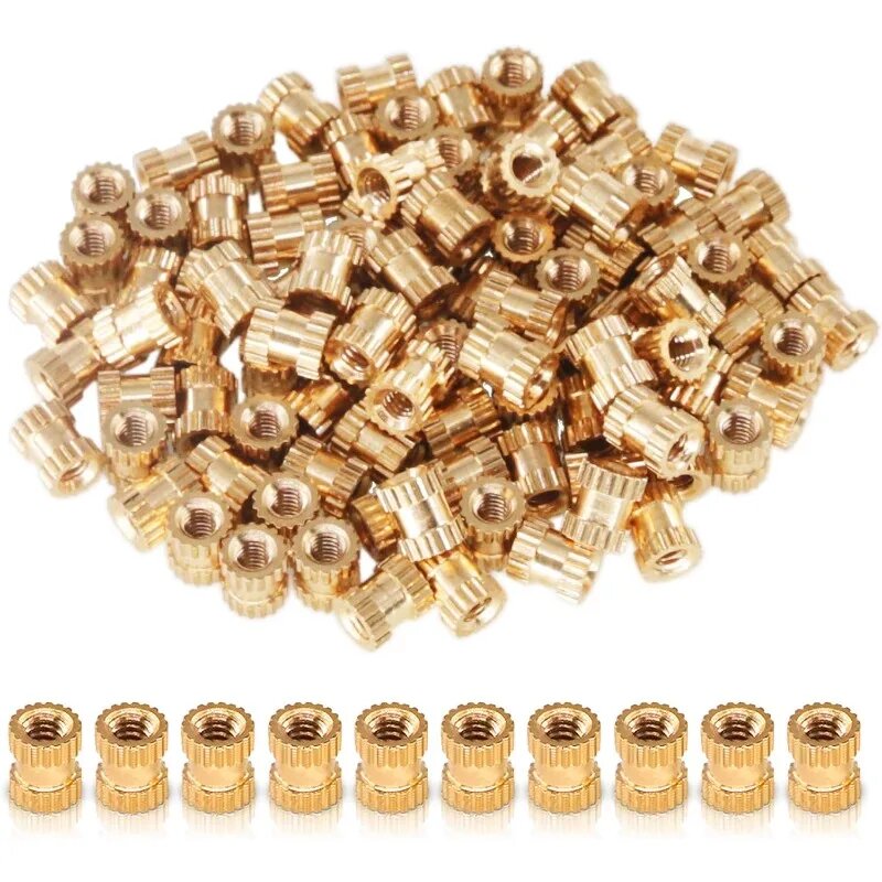 Латунные вставные гайки M2-M8, 50 шт. M2.5x6x3.5mm