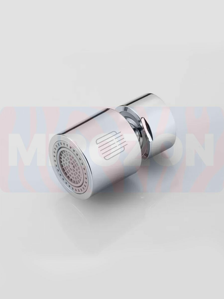 Аэратор для смесителя "Нерж", нержавеющая сталь, 2 режима, 360°, M22