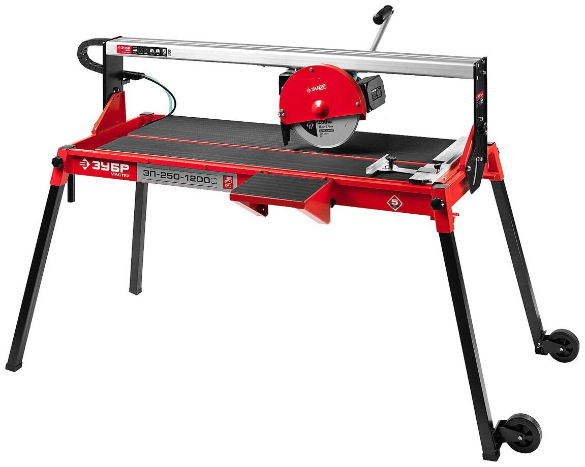 Зубр Электроплиткорез Зубр "Мастер" ЭП-250-1200С, диск 250 мм, 1200Вт