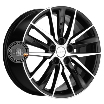 Диск автомобильный литой Khomen Wheels KHW1807 (Geely Atlas/Atlas Pro/Lifan Myway) 18x8 5x114.3 et45 dia60.1 Black-FP