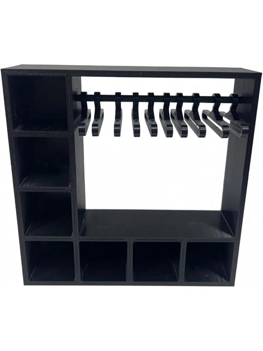 Кукольный гардероб органайзер с вешалками для одежды