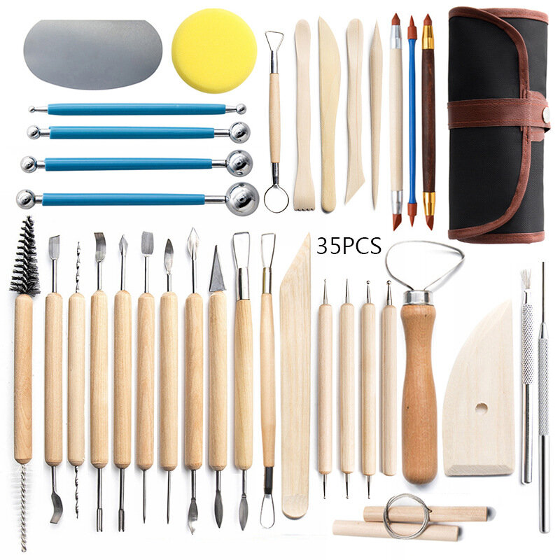 Набор гончарных инструментов, 35 шт
