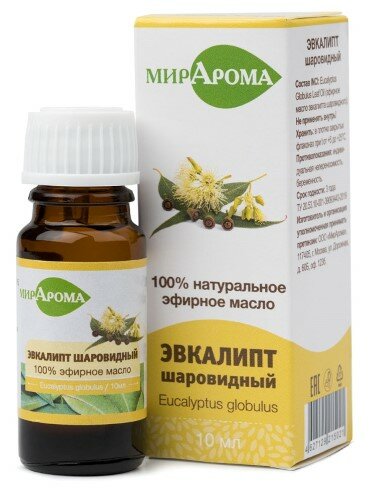 Мирарома масло эфирное эвкалипт шаровидный 10 мл