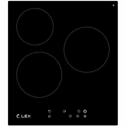 Варочная панель электрическая Lex EVH 430B BL черный, стеклокерамика