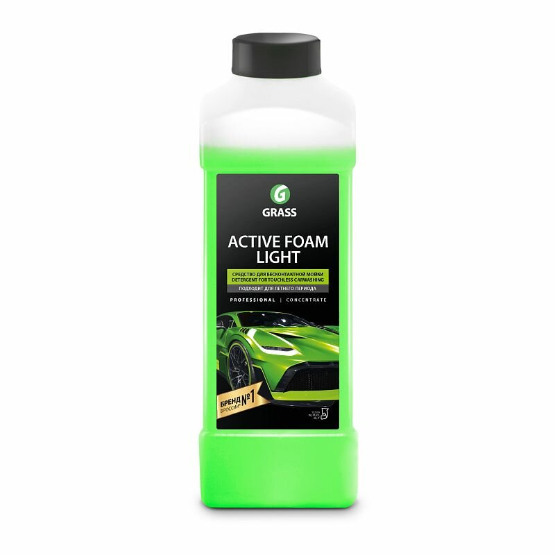 Автошампунь активная пена Active Foam Light 1 л GRASS 132100