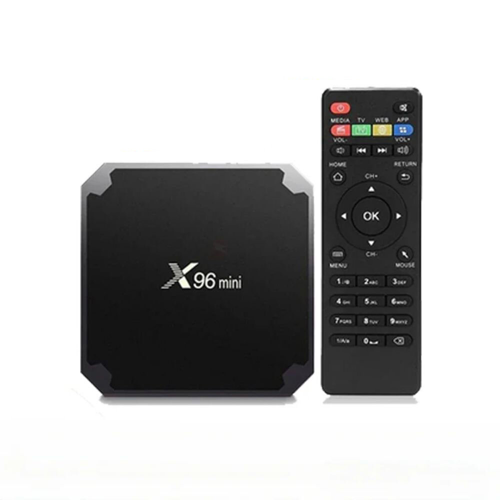 Мини-телевизионная приставка Smart Android 9.0 Amlogic S905W TV Box 2 ГБ 16 ГБ Set Top Box 2,4 ГГц WiFi HDR 3D 4K Player X96mini