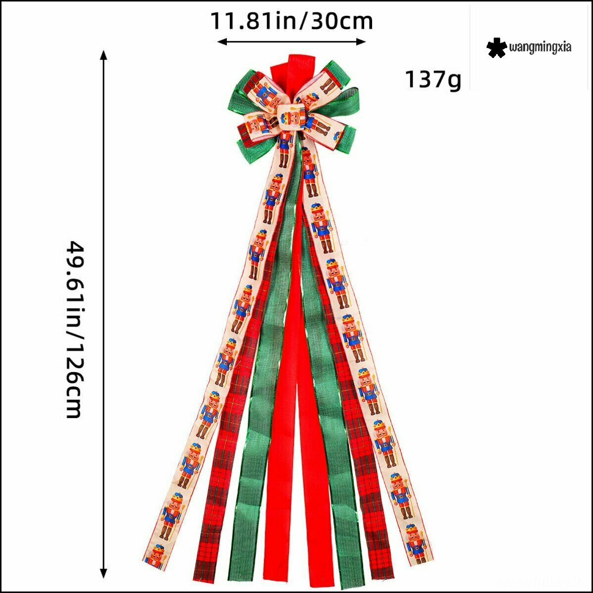 Эксклюзивный комплект бижутерии Рождественская елка с ажурным бантом W18