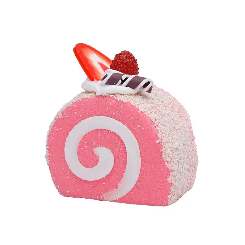 Искусственный торт из ПВХ, 1 шт. Розовый, 10