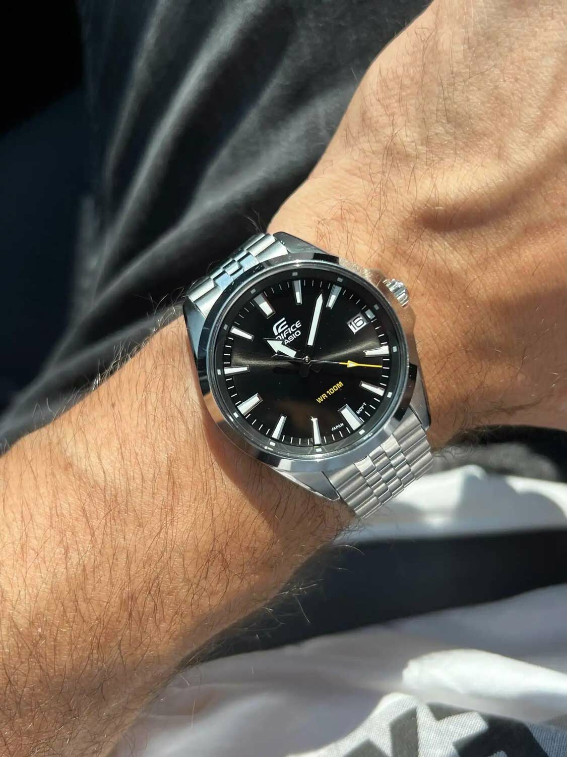 Наручные часы CASIO Edifice, стальной — фото 1