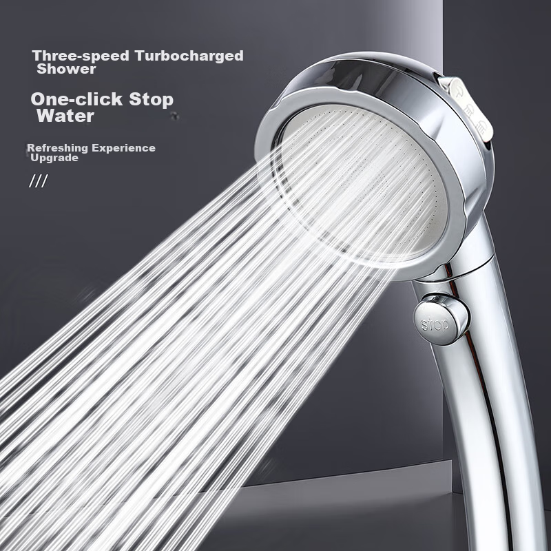 Larsd LD377 shower head booster shower head pressurized single handheld shower bathroom shower head