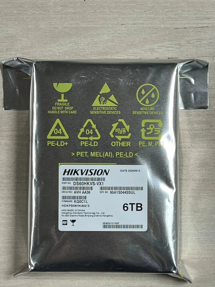 Жесткий диск Hikvision DS60HKVS-VX1 6TB форм-фактор 3.5 SATA 3.0