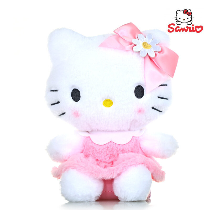 Натуральная кукла hellokitty, плюшевая кукла Hello Kitty, милый подарок на день рождения, тканевая кукла лучшего друга для девочки