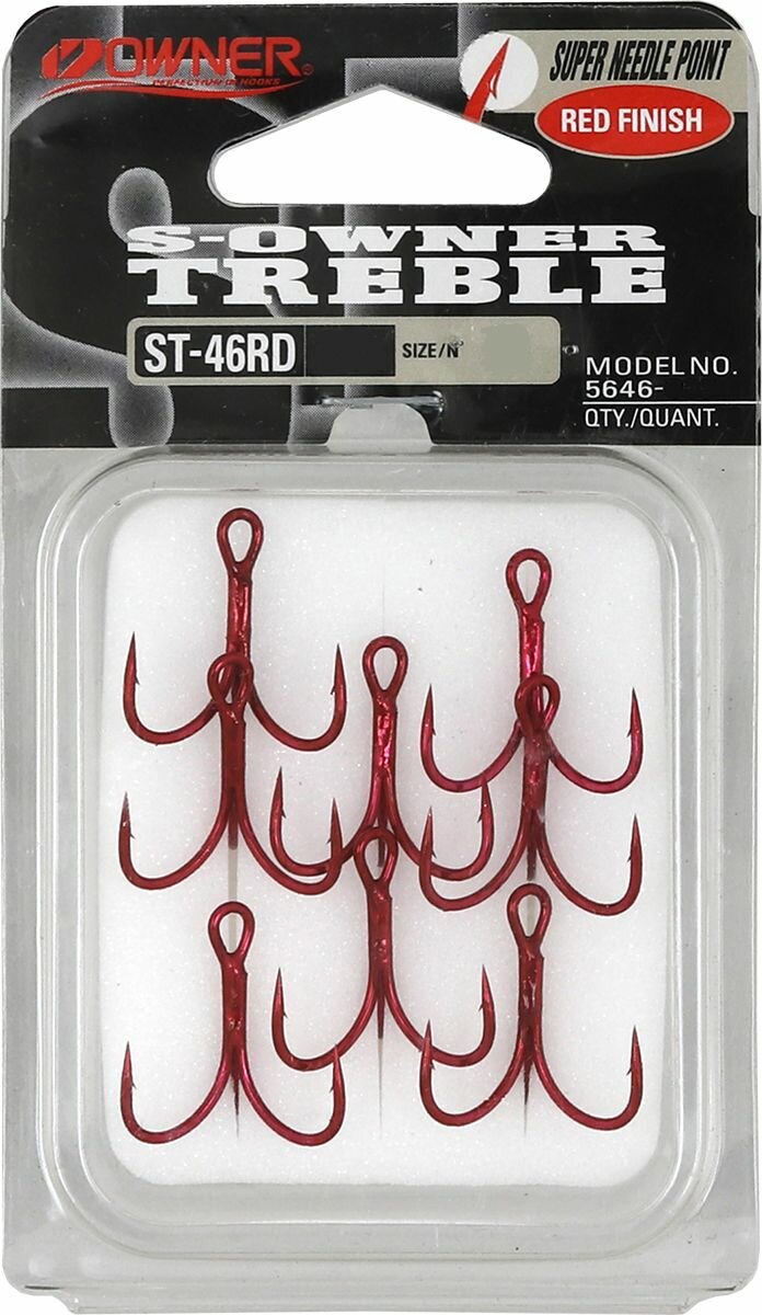 OWNER Крючок тройной ST-46RD №5 7шт