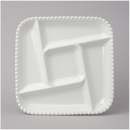 Менажница Lefard "Pearl" 5 секций, квадратная 26,5*3 см