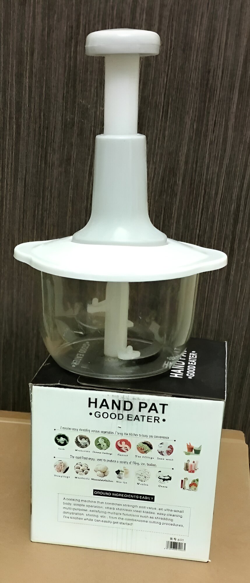 Измельчитель-овощерезка, ручной, механический, с чашей 1,5 л