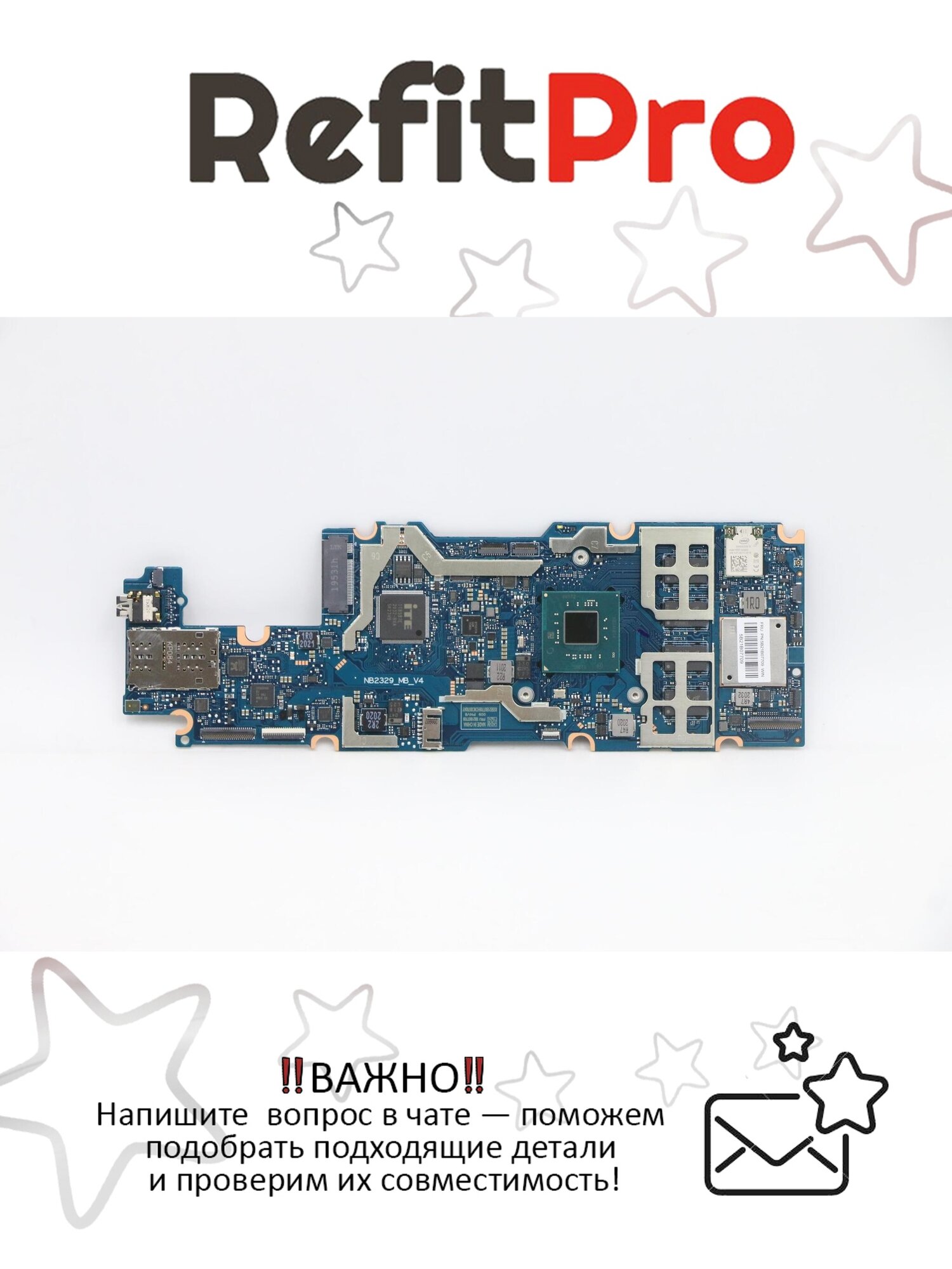 Материнская плата для ноутбука Lenovo Duet 3 10IGL5 N4020 4G 128G LTE WIN (5B21B07709), оригинал