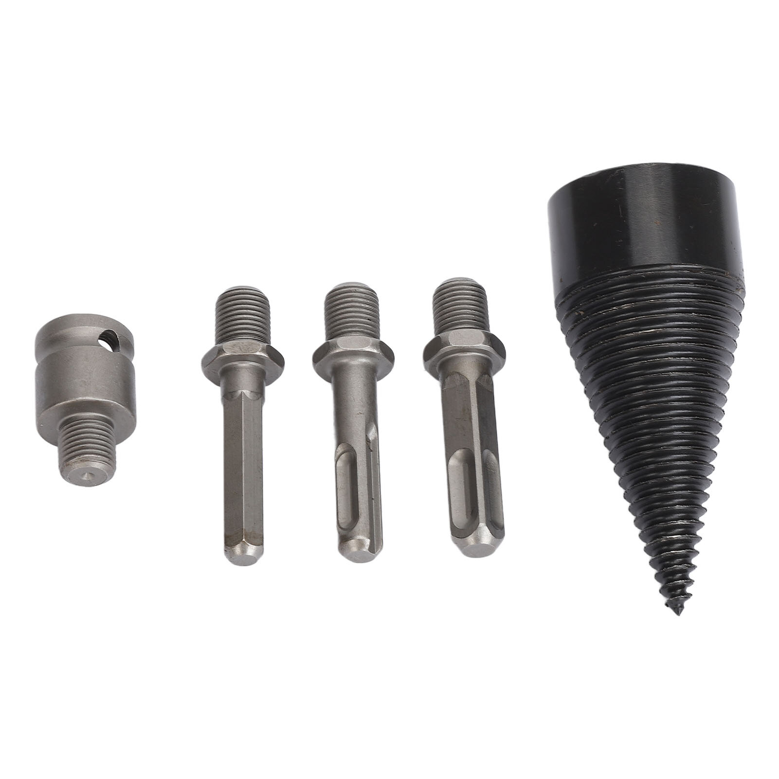 5 шт, сверло для раскалывания бревен для дров, стальное сверло для раскалывания бревен, съемное стальное сверло 42 мм