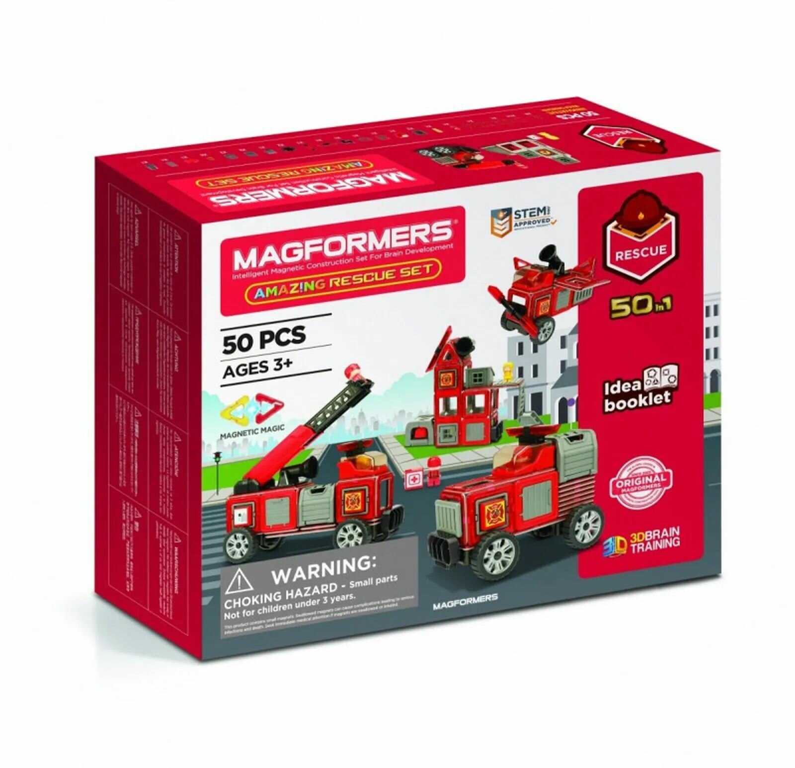 Конструктор Magformers Amazing Rescue Set - Магнитный конструктор Спасательный набор - Магформеры 005-717003