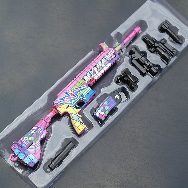 Боевое поле боя Battle Royale, оружие M24, AKM, M416, 98K, AWM, модель пистолета, брелок с кожей