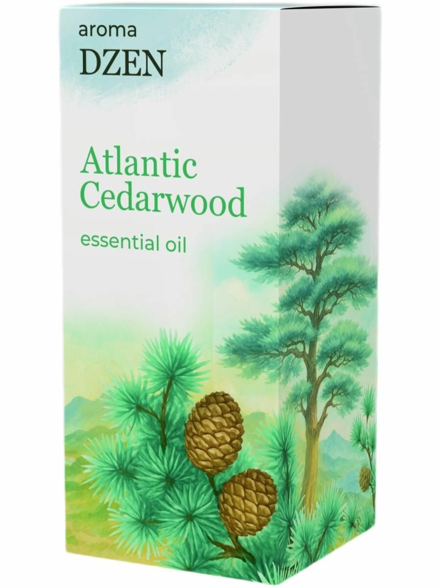 Эфирное масло Кедр атласский Aroma Dzen 3мл для ароматерапии, бани, йоги