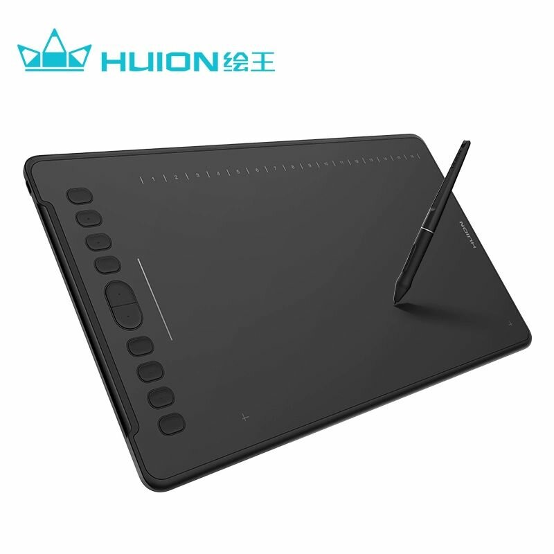 Встроенный электрический набор Huion H1161, черно-серый