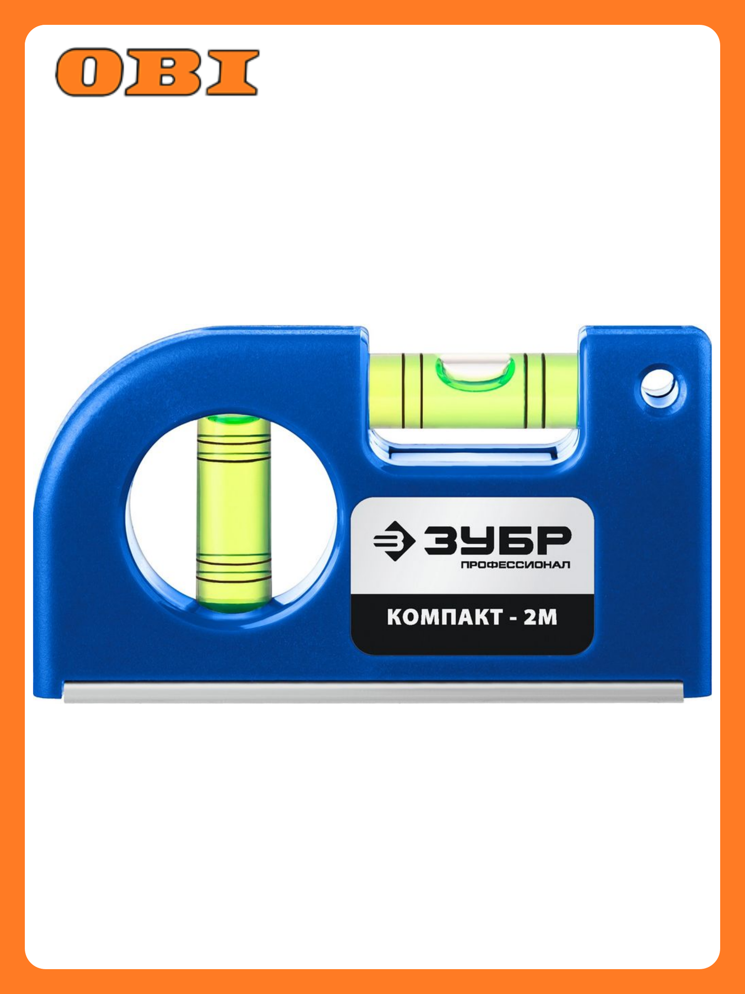 Уровень ЗУБР, магнитный, точность 0,5 мм/м, фрезерованная грань, 85мм