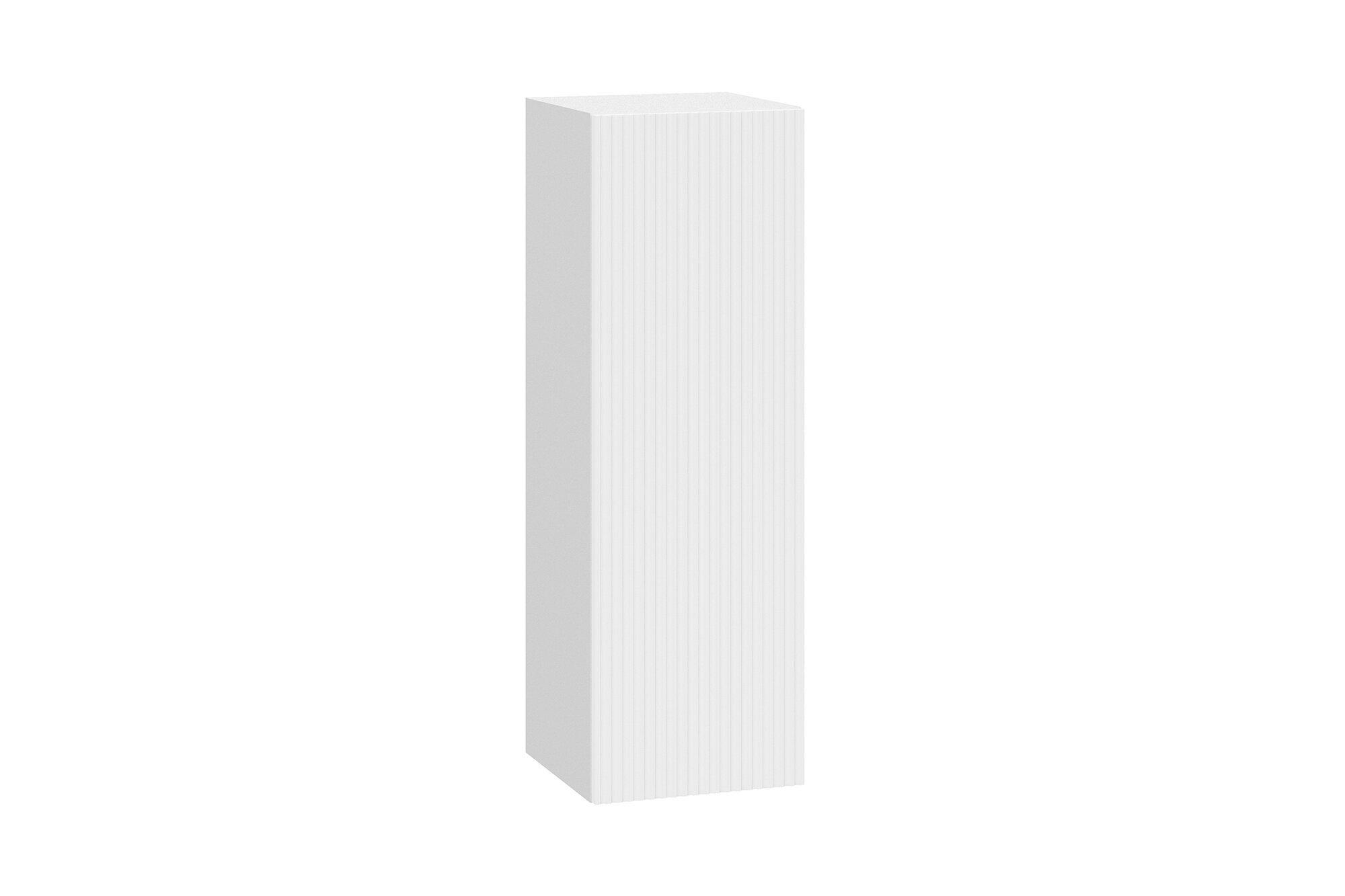 Шкаф верхний высокий Нонтон Ритея, 30x29x91 см, белый / лунный бархат