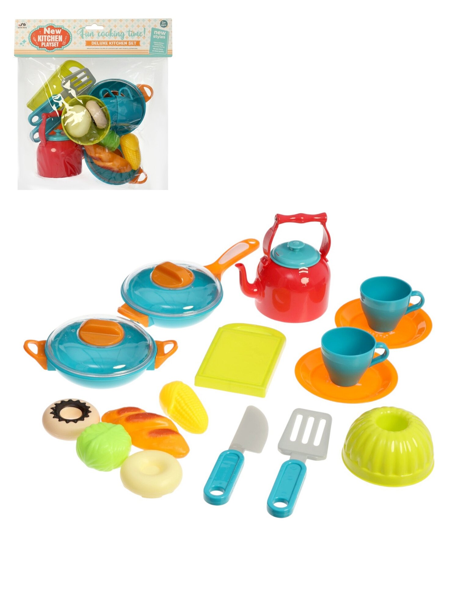 Игровой набор Сима-ленд «Обед», для девочек и мальчиков, 18 предметов