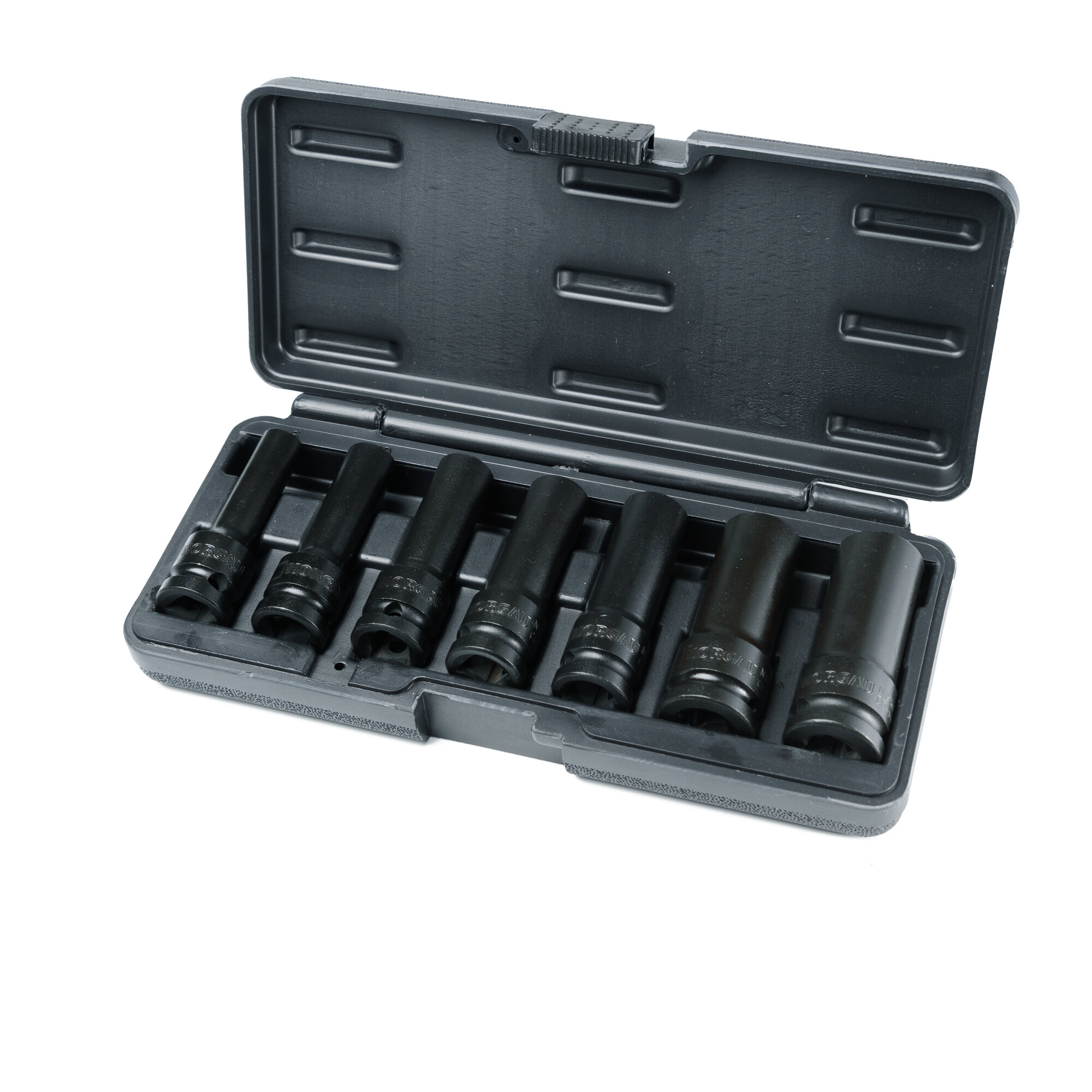 NORGAU Набор головок ударных 6-гранных удлиненных 1/2", 7 предметов, тип N19KL-007, 064045807