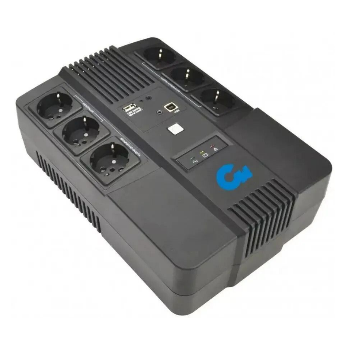 ИБП Связь инжиниринг СИПБ08БА.6-11/ЛИ Schuko, черный, 800 ВA