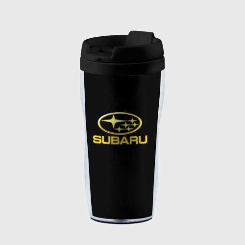 Subaru logo yellow Термокружка