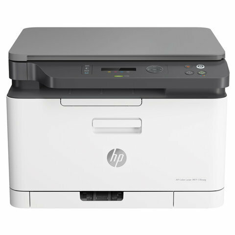 МФУ лазерное цветное HP Color Laser 178nw 3 в 1, А4, 18 стр мин, 20000 стр мес, Wi-Fi, сетевая карта, 4ZB96A