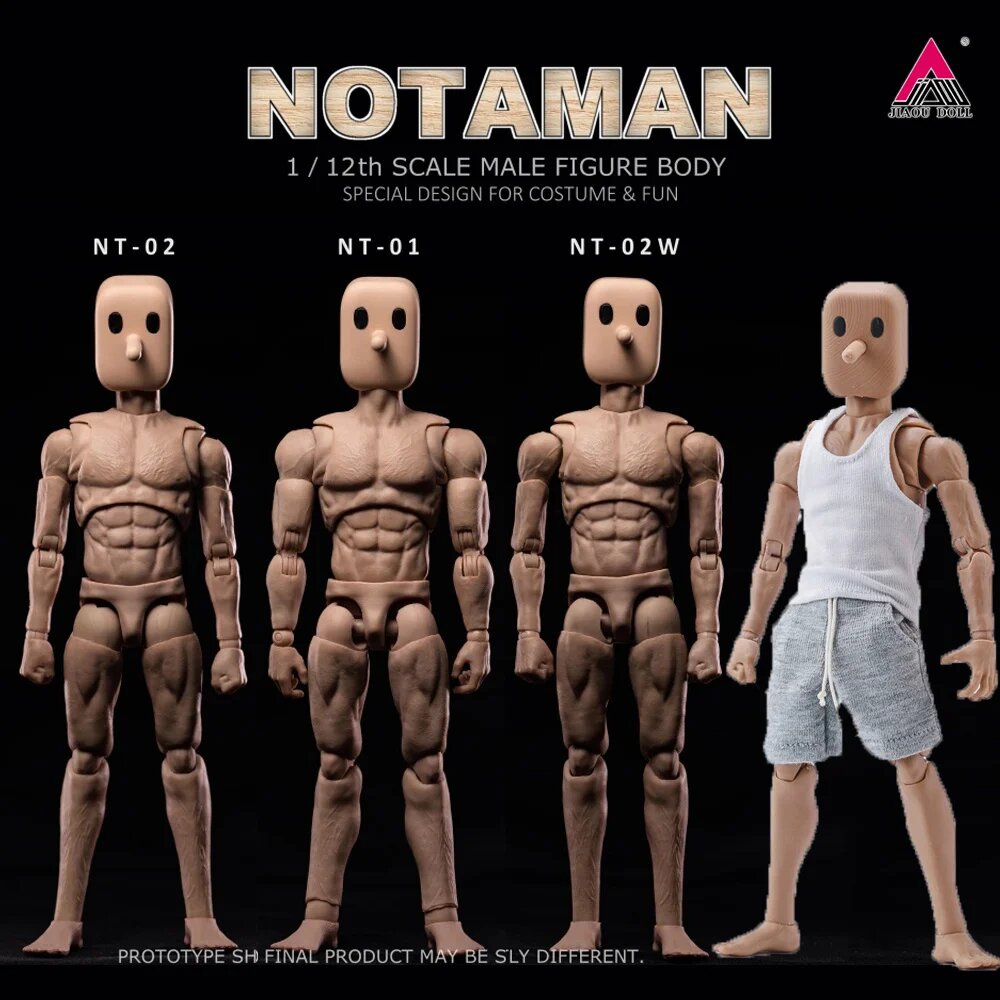 JIAOU DOLL NOTAMAN NT-01 Мужская фигурка 6 дюймов