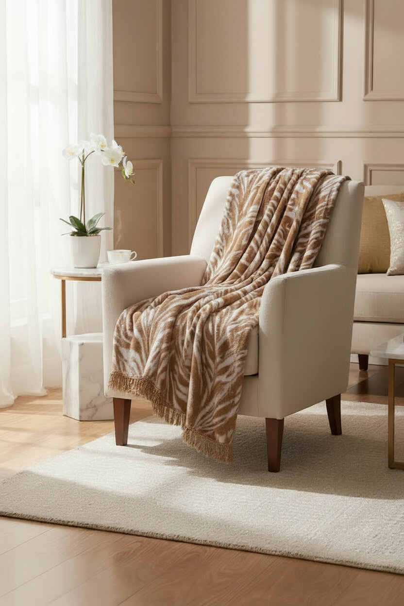 Плед Pappel, Scotch Jacquard, 150х200, двухсторонний, хлопок/акрил