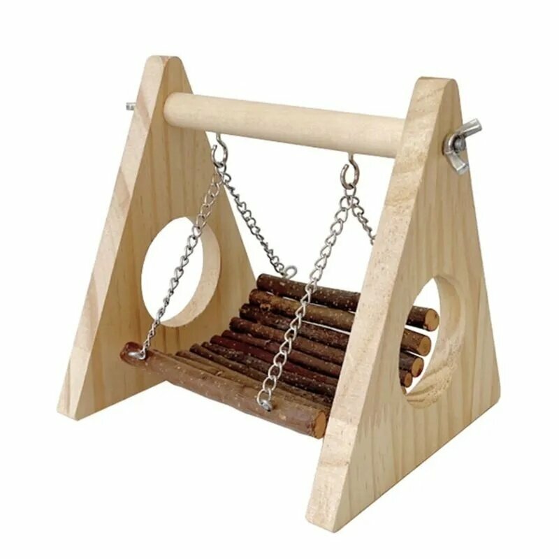 (1 шт.) Штатив для хомяка, качели на яблоневой ветке, гамак