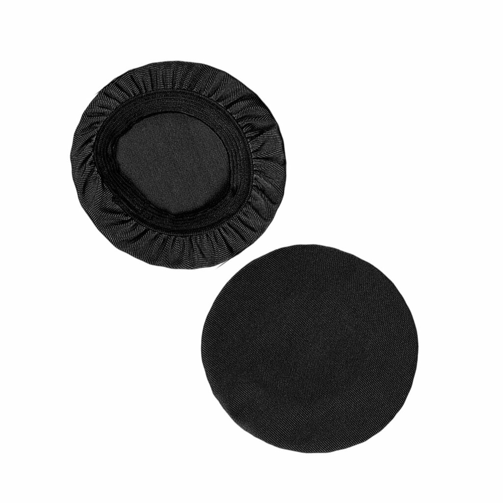 Одноразовый защитный чехол для наушников из эластичной лайкры универсальные наушники 6 ~ 8,5 см-черный