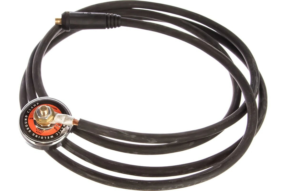 Зажим на массу 300А с кабелем КГ 1/16 медь 3м AURORA (Track 10-25 MMQ)