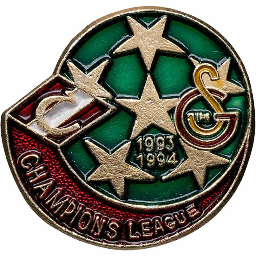 Значок Спартак МоскваГалатасарай Турция Лига Чемпионов по футболу 19931994 Разновидность случайная