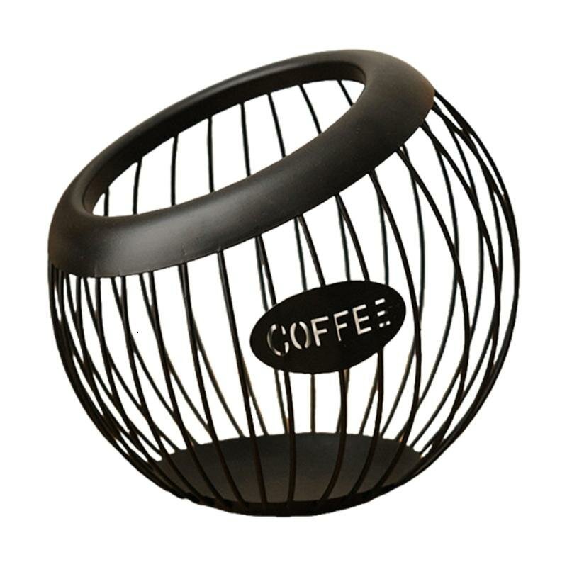 Корзина для хранения кофе и аксессуаров, Черный