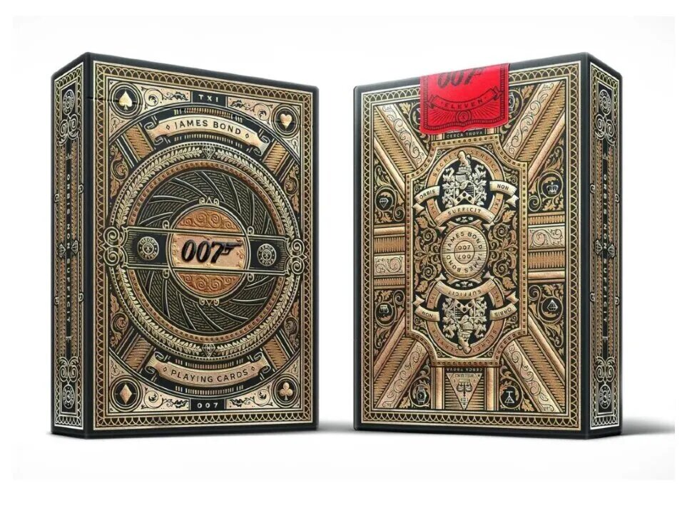 Игральные карты Theory11 James Bond 007, 54 шт, мелованный картон, коллекционные