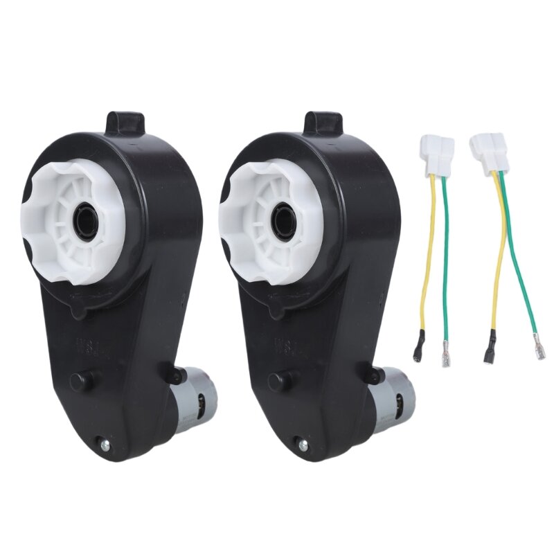 Комплект из 2 Комплектов Мотор-редукторов RS550 12V для Модернизации детских автомобилей Ride On с системой привода 40000ОБ/мин