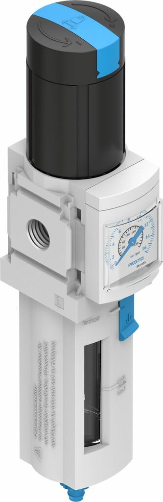 529156 MS4-LFR-1/4-D7-ERM-AS фильтр-регулятор давления FESTO