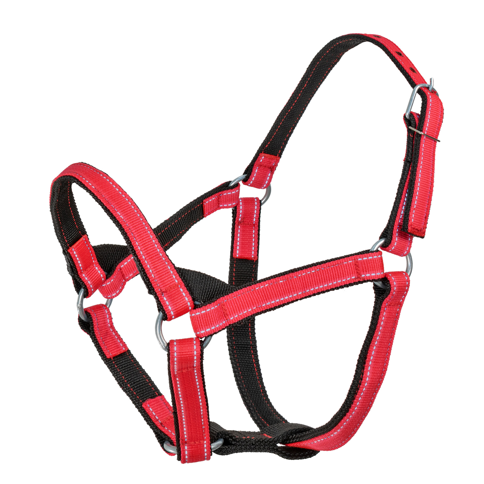 Недоуздок для лошадей тройной капрон , светоотражающий / REITER