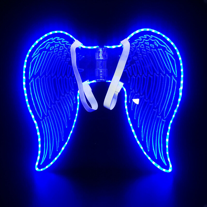 Крылья бабочки-диска "Крылья ангела", акрил, синие